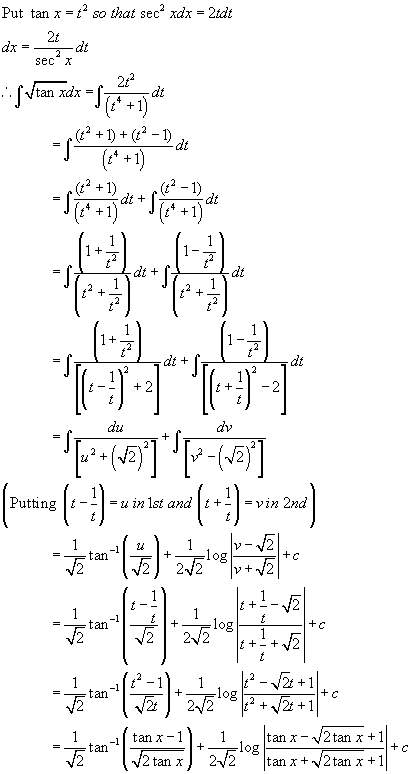Integrate root of tanx - ppag6dss