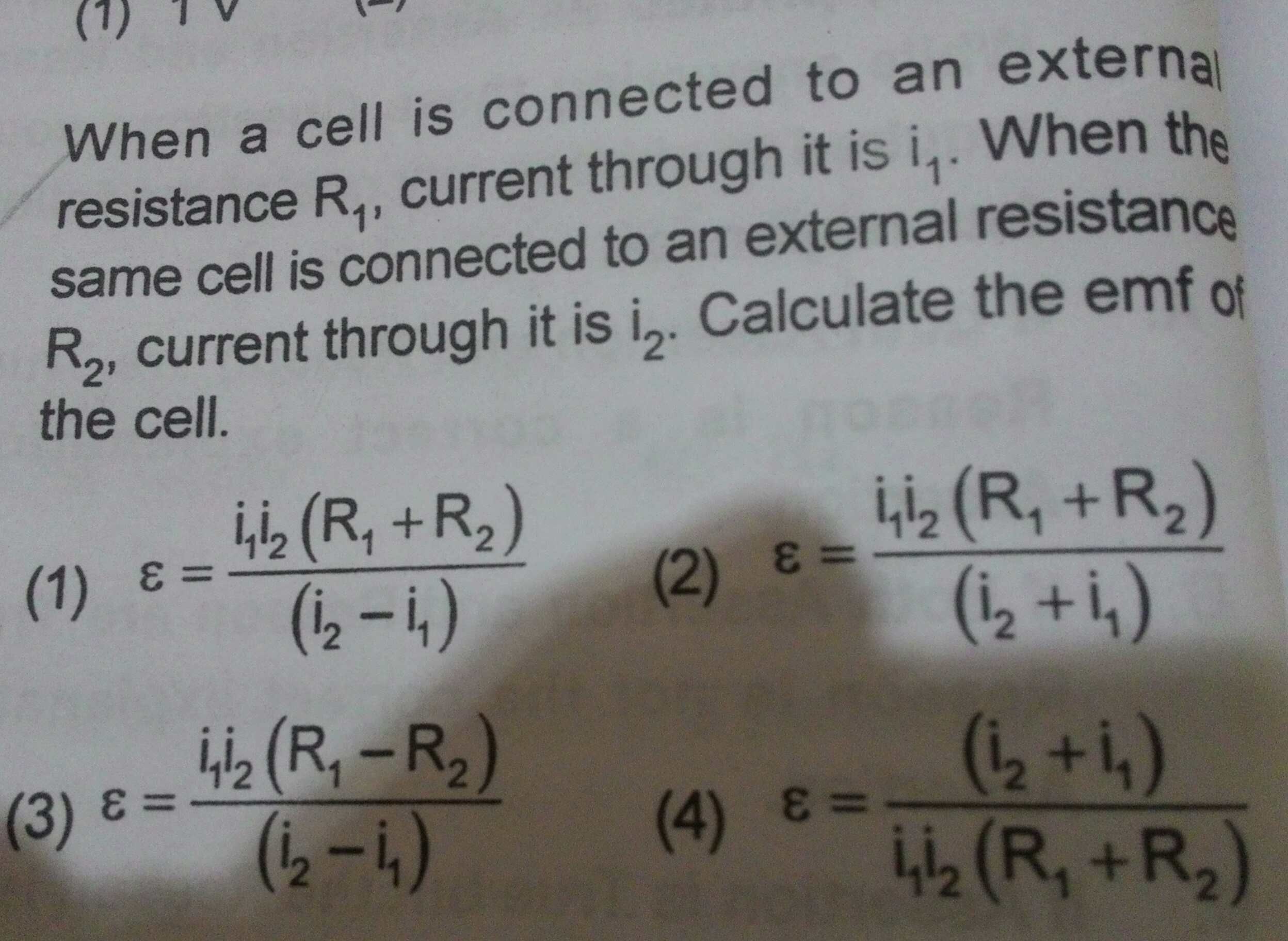 Calculate Emf Of The Cell Y0ivmkii Physics TopperLearning