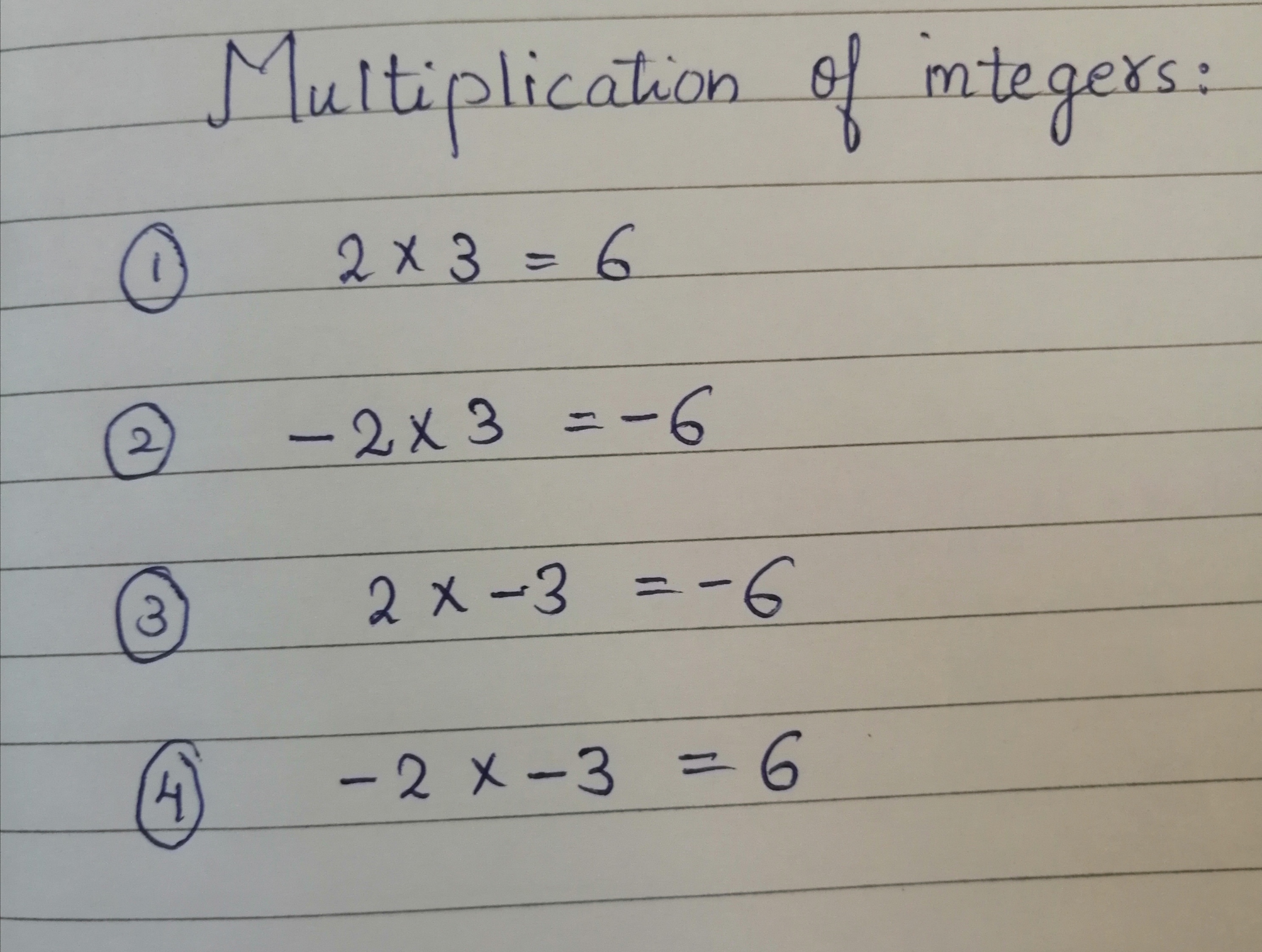How To Do Multiplication Of Integers Mathematics TopperLearning 