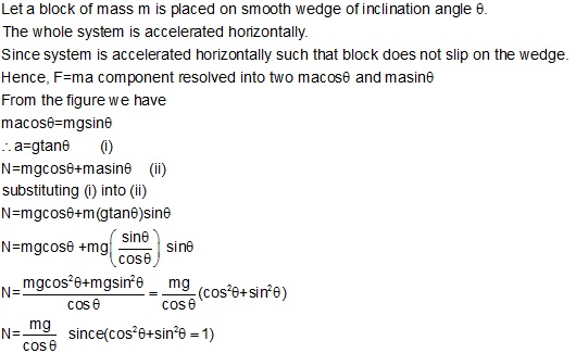 Constraint relation between the acceleration of the block of mass m and ... Constraint relation between the acceleration of the block of mass m and ...