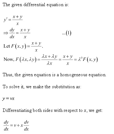 in differential exuation of linear differential equation . after ...